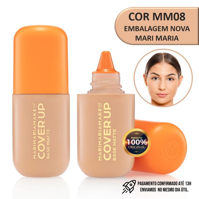 Base Cover Up da Mari Maria Makeup Original Todas as cores Matte - Base ...