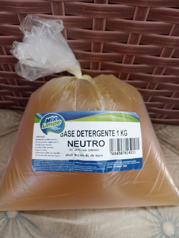 Base detergente neutro 1kg - MIX LIMPE - Limpeza e Organização ...
