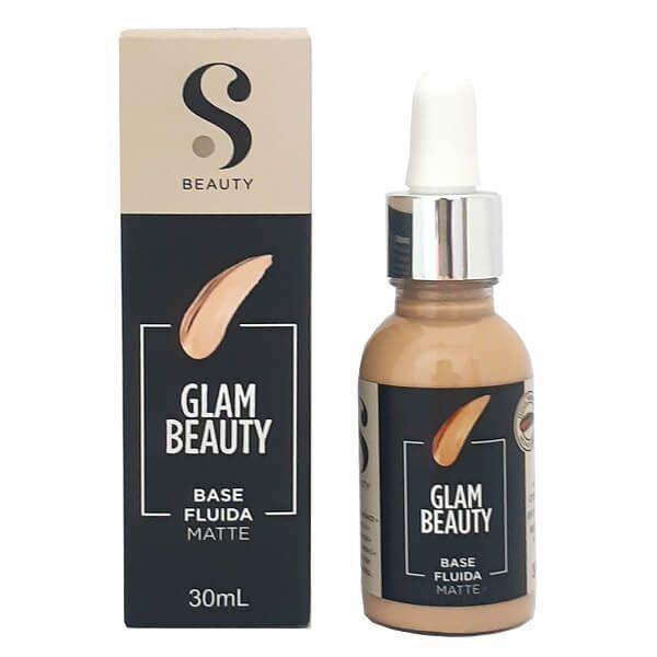Base fluida glam beauty matte - Cor 01 - Suelen Makeup - Base Facial ...