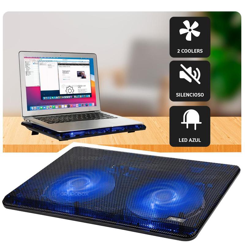 Base Gamer Para Notebook Com Cooler Havit - F2035 Led - Suporte para ...