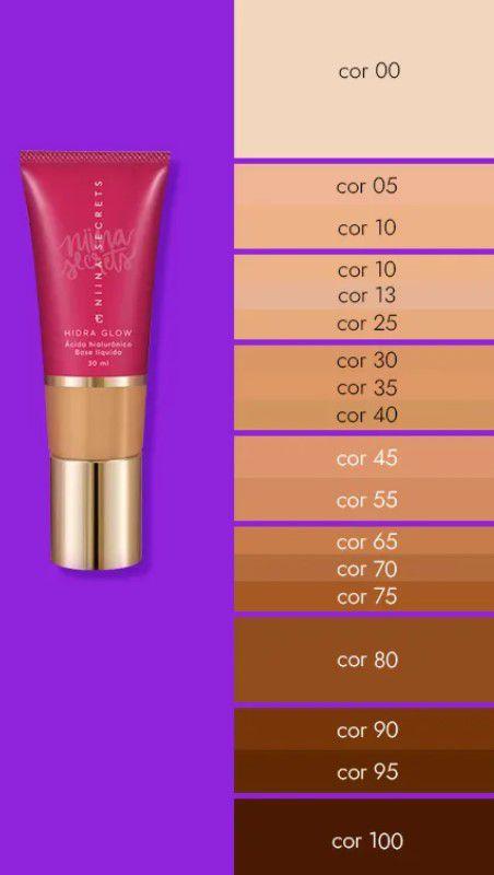 Base Hidra Glow Niina Secrets - Eudora - Base Facial - Magazine Luiza