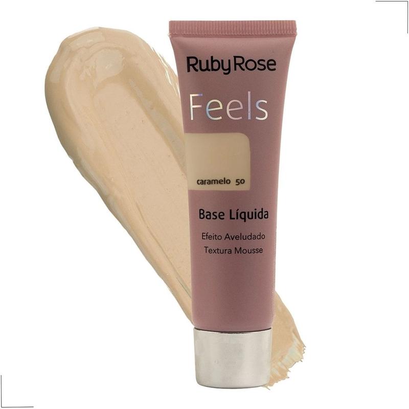Base Líquida Aveludada Feels - Cores - Ruby Rose - Base Facial ...
