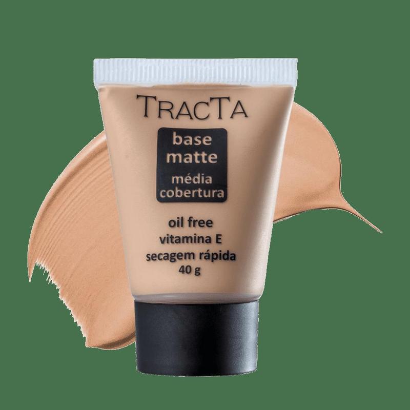 Base Líquida Matte Média Cobertura - Tracta 40g - Base Facial ...
