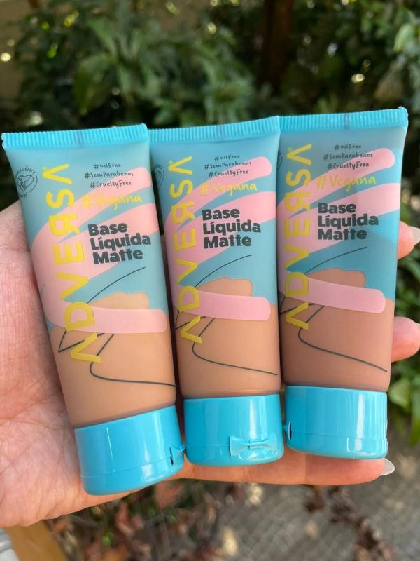 Base Líquida Matte Vegana Adversa - Base Facial - Magazine Luiza