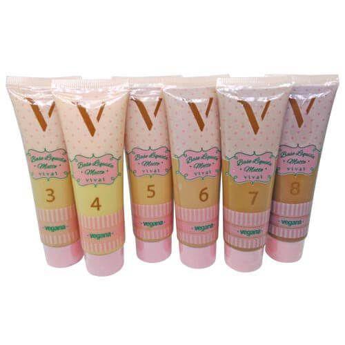 Base Líquida Matte Vegana Vivai - Base Facial - Magazine Luiza