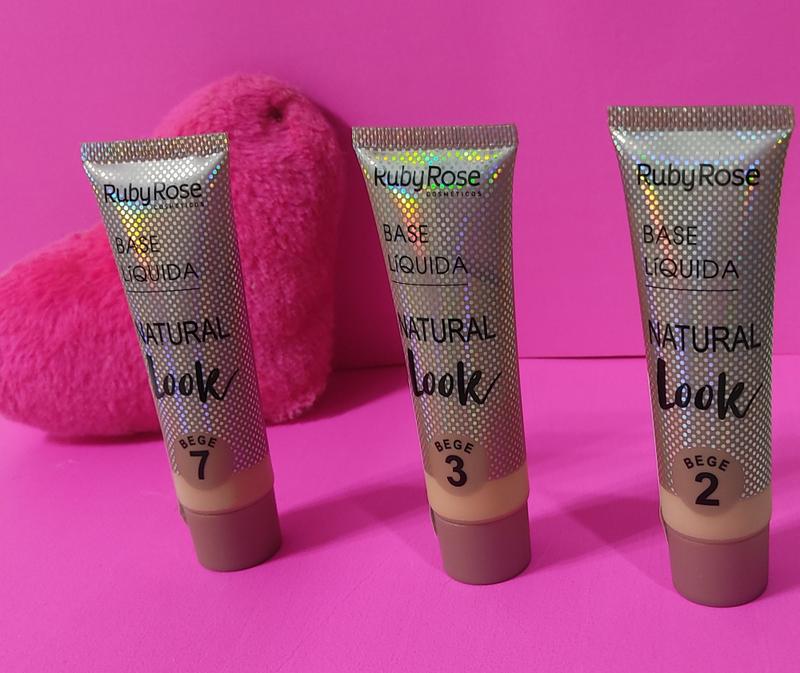 Base Líquida Natural Look - Ruby Rose - Base Facial - Magazine Luiza