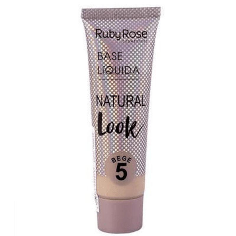 Base Líquida Natural Look Ruby Rose - Base Facial - Magazine Luiza