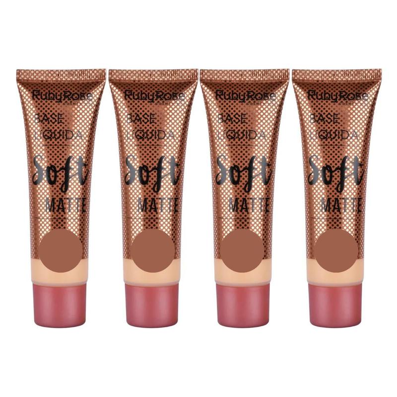 Base Líquida Ruby Rose Soft Matte Bege/chocolate - Base Facial ...