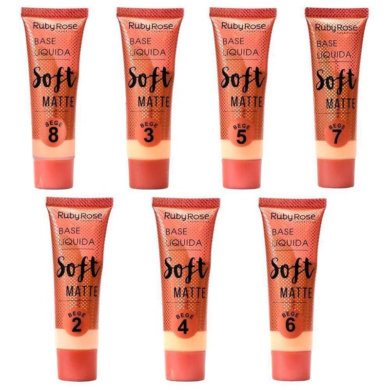 Base Líquida Soft Matte Bege Ruby Rose - Base Facial - Magazine Luiza