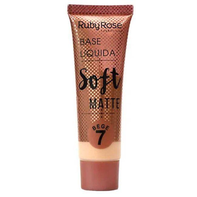 Base Liquida Soft Matte - Ruby Rose - Base Facial - Magazine Luiza