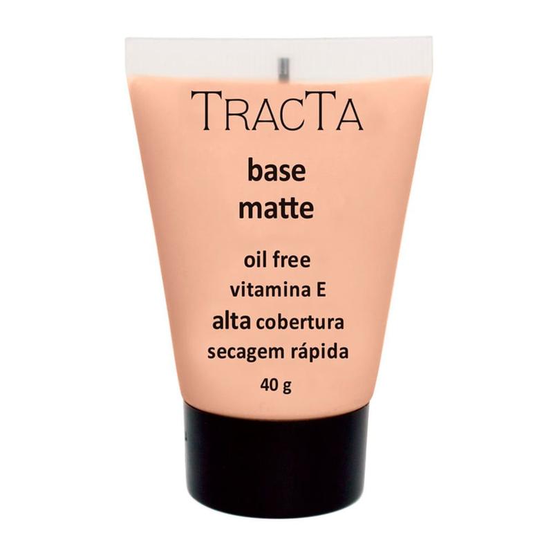 Base Líquida Tracta Matte Alta Cobertura Cor 04 com 40g - Base Facial ...