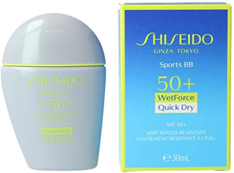 Base multifuncional Shiseido BB For Sports FPS 50 Medium Dark 30ml - Base Facial - Magazine Luiza
