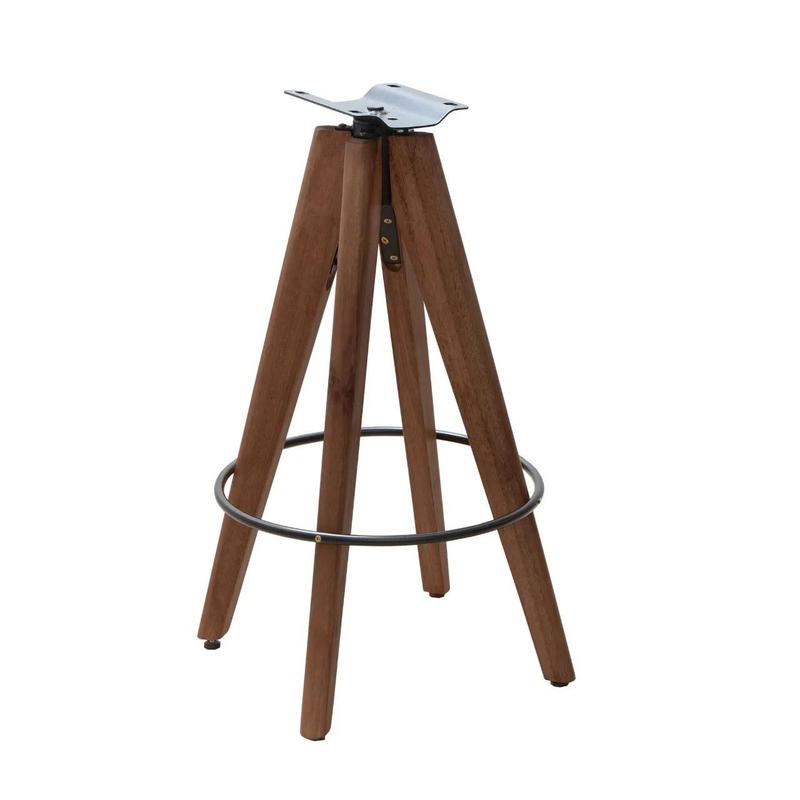 Base Para Banqueta Giratória Madeira - ZURC DECOR - Móveis de Cozinha - Magazine Luiza