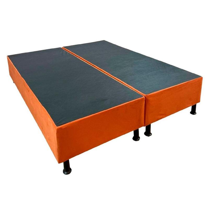 Base para Cama Box Queen Size Isofort Luxo em Tecido Suede 158x198x42cm ...