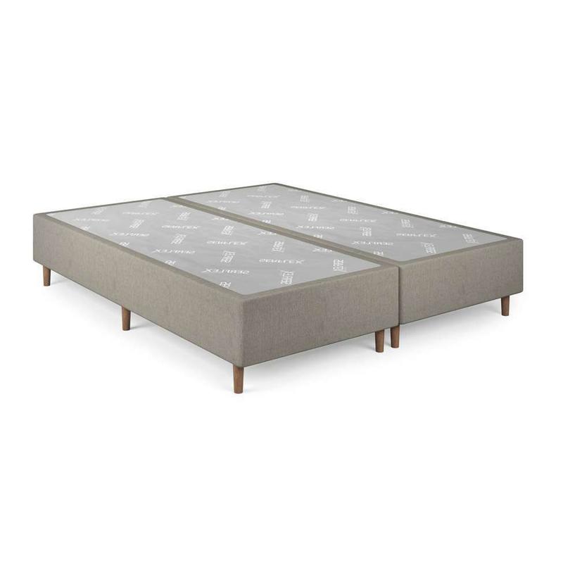 Base para Cama Queen Quartzo (36x192x203) Cinza - Serflex - Base para ...