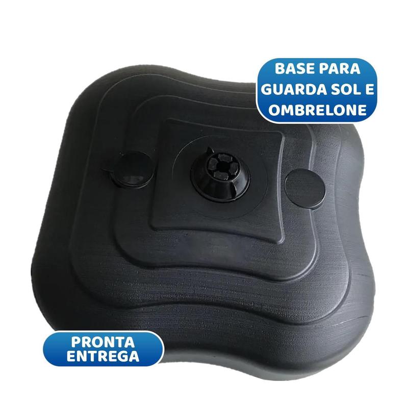 Base Para Guarda Sol Ombrelone Suporte Com Água Areia Preta ...