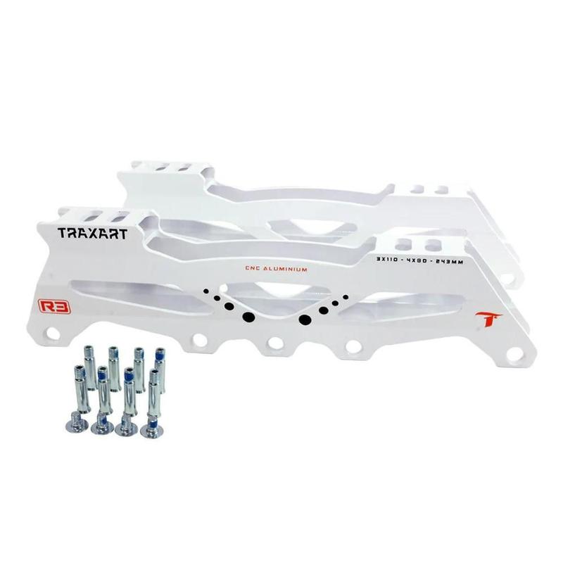 Base Patins Inline Traxart Revolt R3 Híbrida Freestyle Branc - Patins e ...