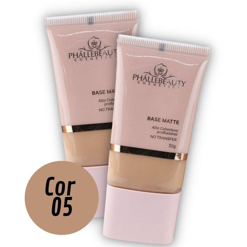 Base Resistente Água Textura Matte Maquiagem Alta Cobertura ...