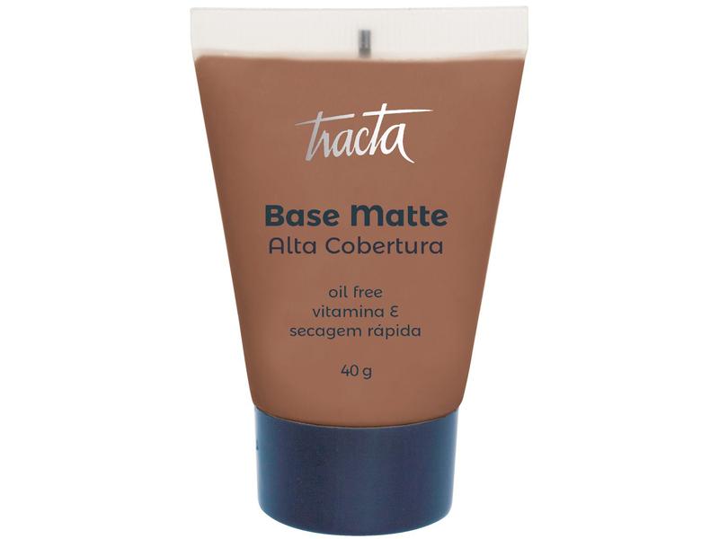 Base Tracta Matte Alta Cobertura Líquida 09 - 40g - Base Facial ...