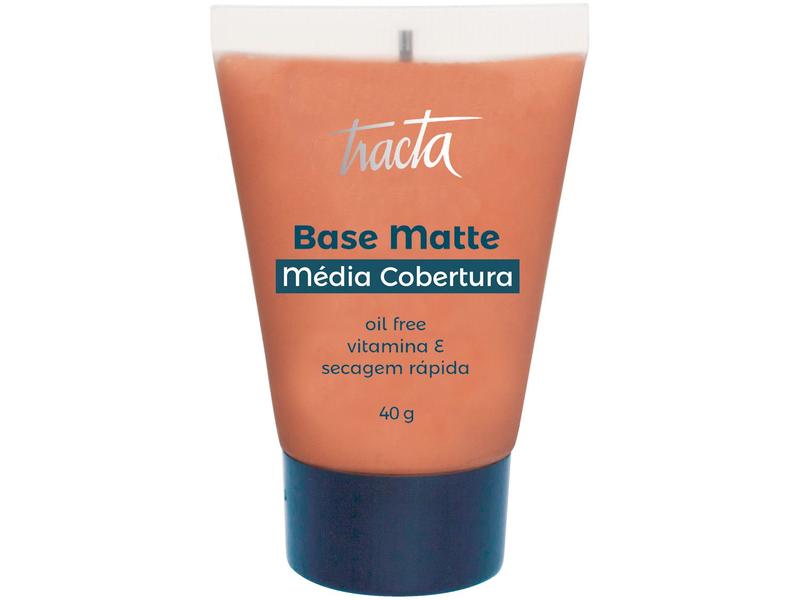 Base Tracta Matte Média Cobertura Líquida 06 - 40g - Base Facial ...