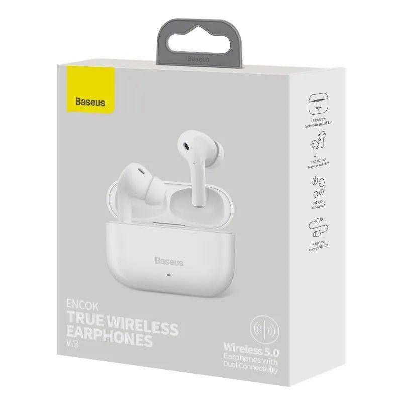 Baseus True Wireless Earphones Encok W3 - Fone de Ouvido com Fio ...
