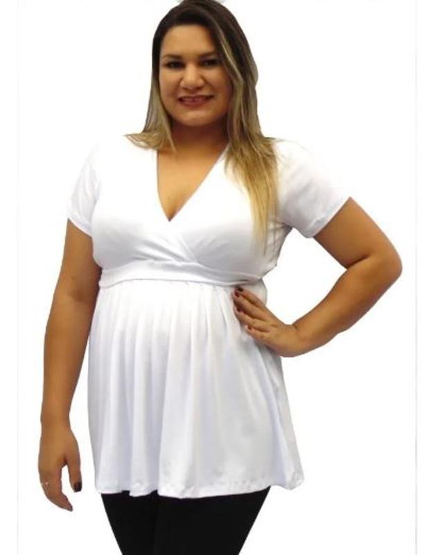 Bata Gestante/Grávida Amamentação tamanhos do 38 ao 52 - Plus Size ...