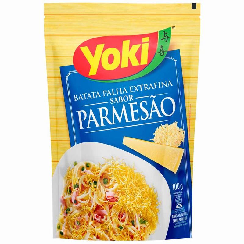 Batata Palha Extrafina Sabor Parmesão 100g - Yoki - Batata Palha ...