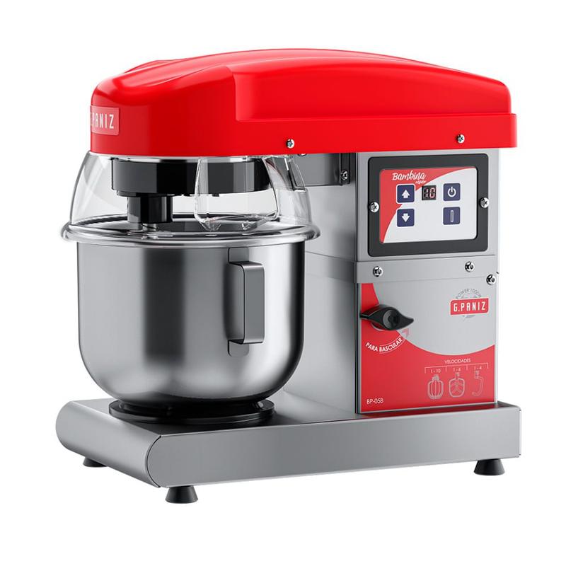 Batedeira Planetária BP-05 Bambina Digital Inox G.Paniz - 10 velocidades - Bivolt - Batedeira e ...