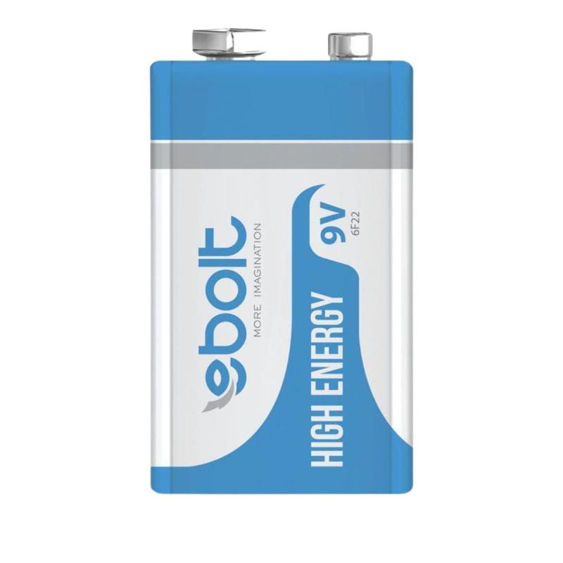 Bateria 9v ebolt zinco high energy pilha 6f22 ps-012 - Pilhas ...