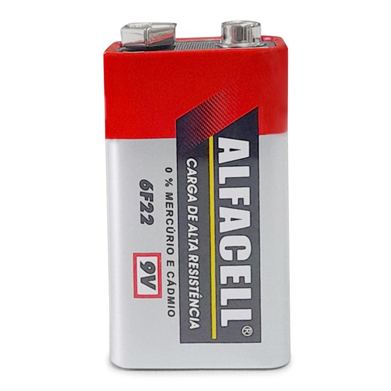 Bateria 9v Pilha Alfacell com 01 Unidade Original - Pilhas - Magazine Luiza