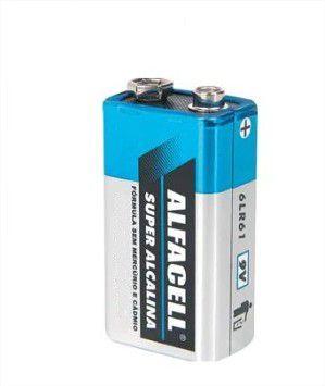 Bateria Alfacell Alcalina 9V com 1 Cartela - Imporiente - Bateria ...
