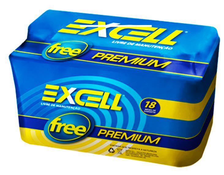 Bateria Excell Free Premium EFP60HD 12V com 18 meses de garantia ...