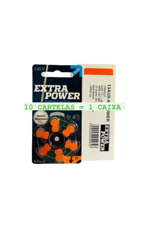 Bateria extra power - tamanho 13 - original - Acessórios Auditivos ...