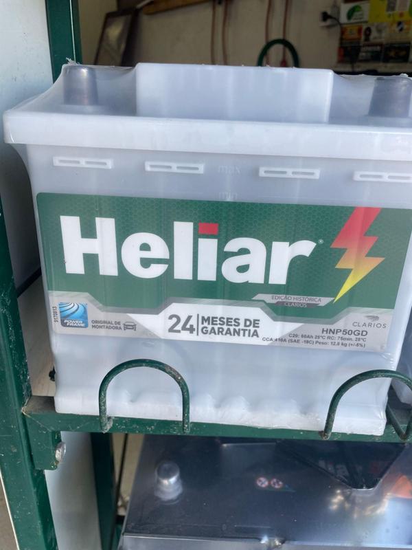 Bateria heliar 50ah - Bateria de Carro - Magazine Luiza