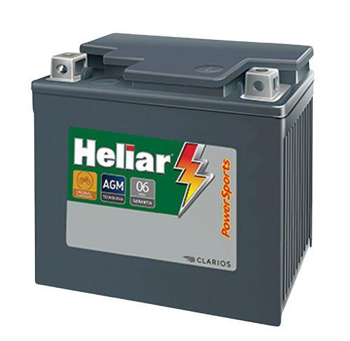 Bateria heliar htz6l (titan/fan/150/160/bros/biz/xre/twister - Bateria ...