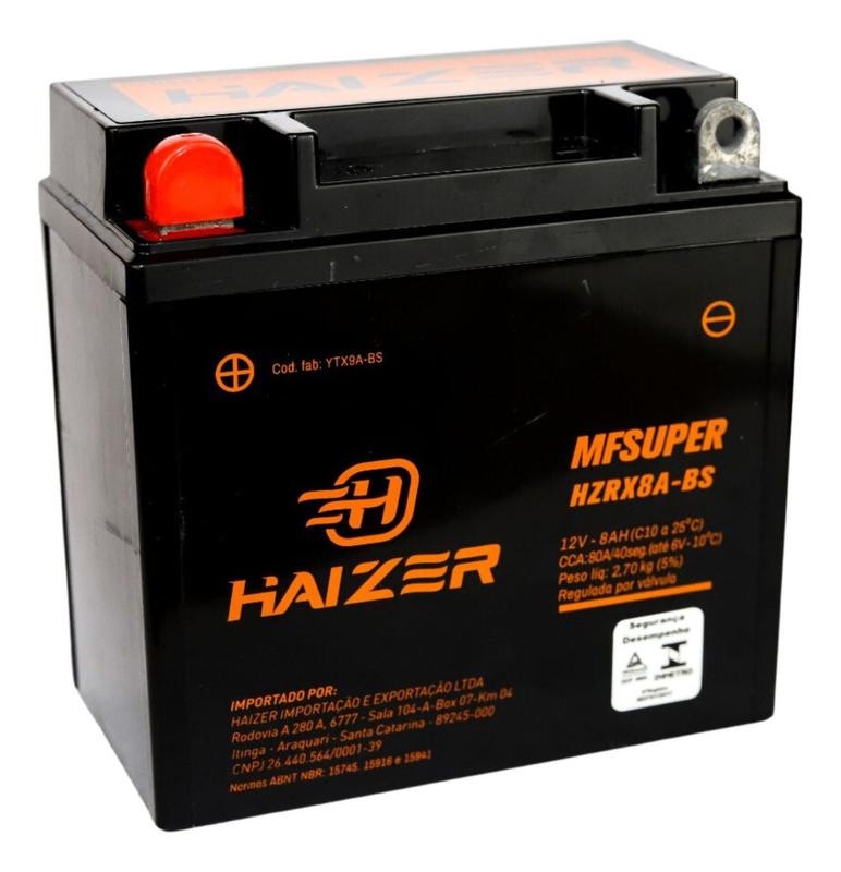 Bateria Hzrx8a-bs Haizer - Bateria de Carro - Magazine Luiza
