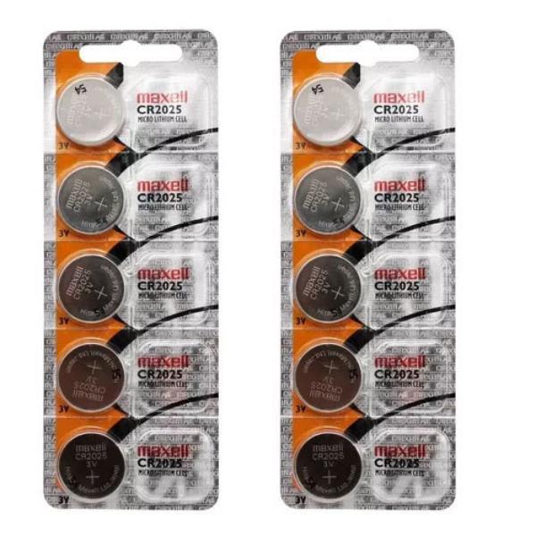 Bateria Maxell CR2025 c/ 10 Unidades - Bateria - Magazine Luiza