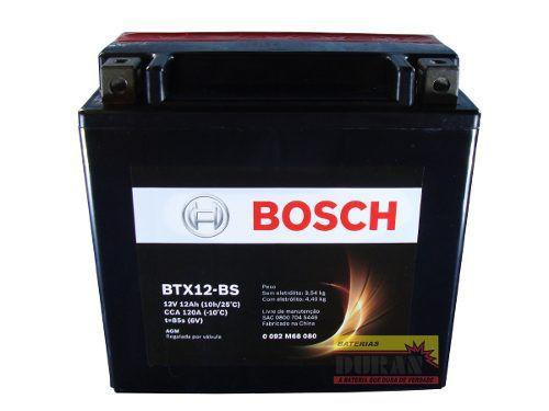 Bateria Moto Btx12-bs 12Ah 12V Selada - Bosch - Bateria de Moto ...