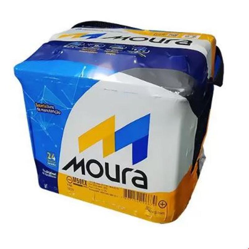 Bateria Moura 48Ah 48FD / M48FE Nova Bateria + Performance 24 Meses de ...
