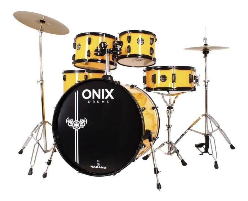 Bateria Nagano Onix Smart 22 Bgl Big Yellow - Bateria Acústica ...