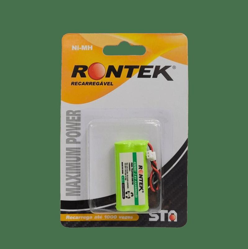 Bateria recarregável para telefone 2,4V 600MAH 2AA - Rontek - Baterias ...