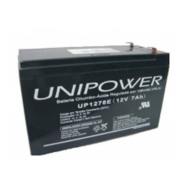 Bateria Unipower 12V 7.0Ah UP1270E F187 - Rádio Portátil - Magazine Luiza