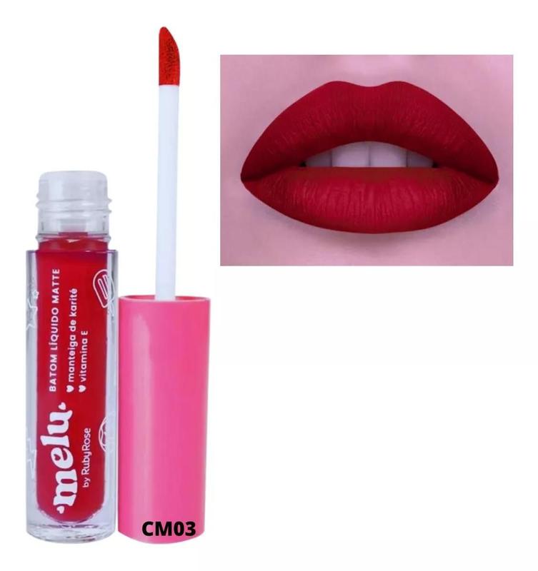 Batom líquido matte Melu - Ruby Rose - Batom - Magazine Luiza