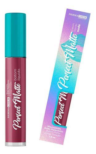 Batom Liquido Perfect Matte Nude Alta Cobertura Dermachem - Batom ...