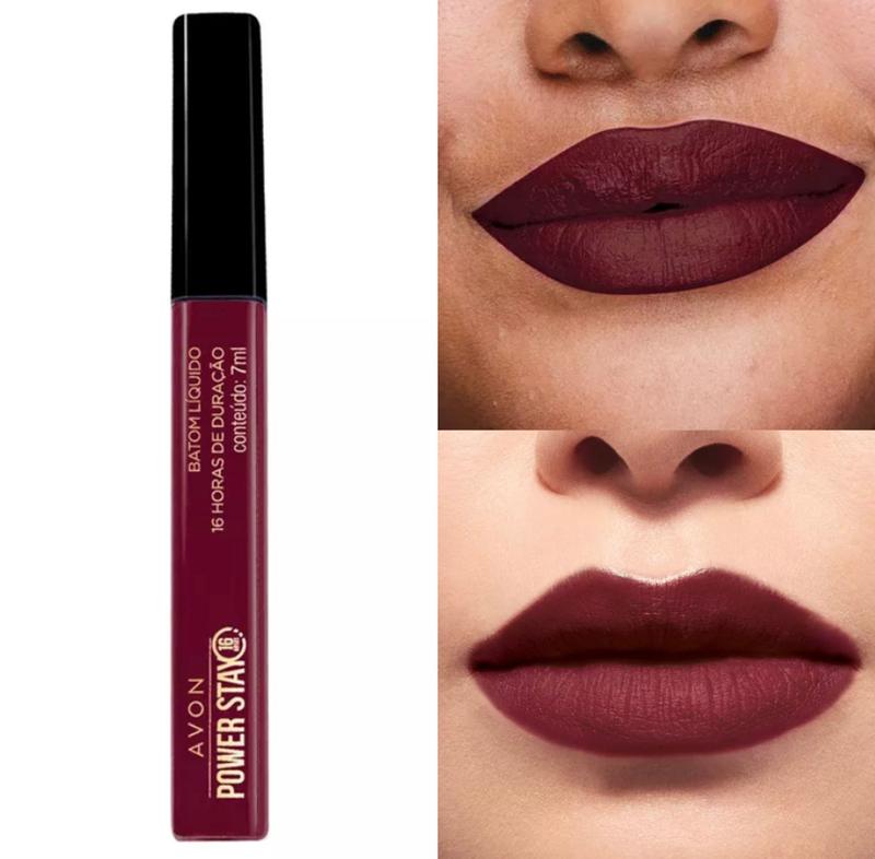 Batom Líquido Power Stay Tô de Vinho Avon 7ml - Batom - Magazine Luiza