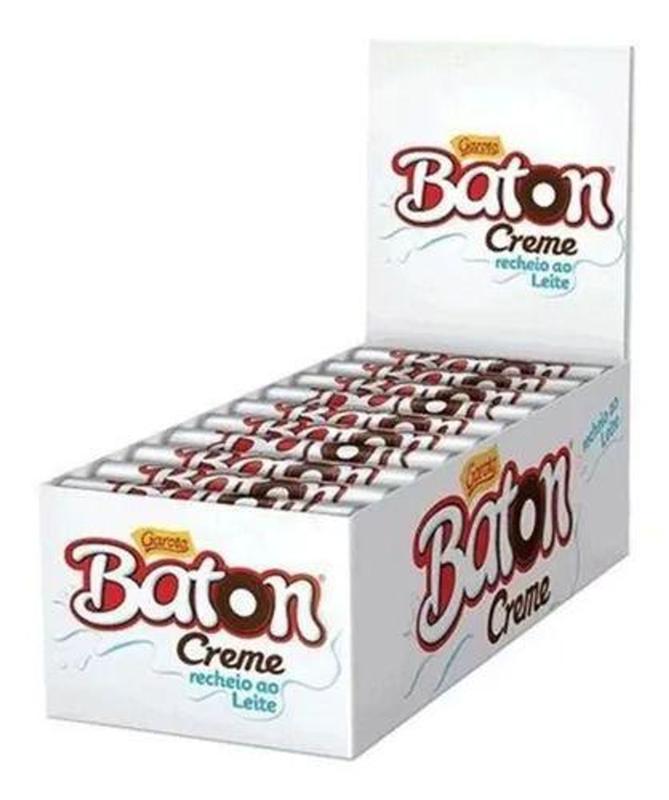 Baton Garoto Creme 480g 30un - Chocolate Baton - Magazine Luiza