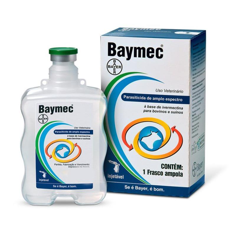 Baymec Parasiticida para Bovinos e Suínos 1 litro - Bayer - Vermífugo ...