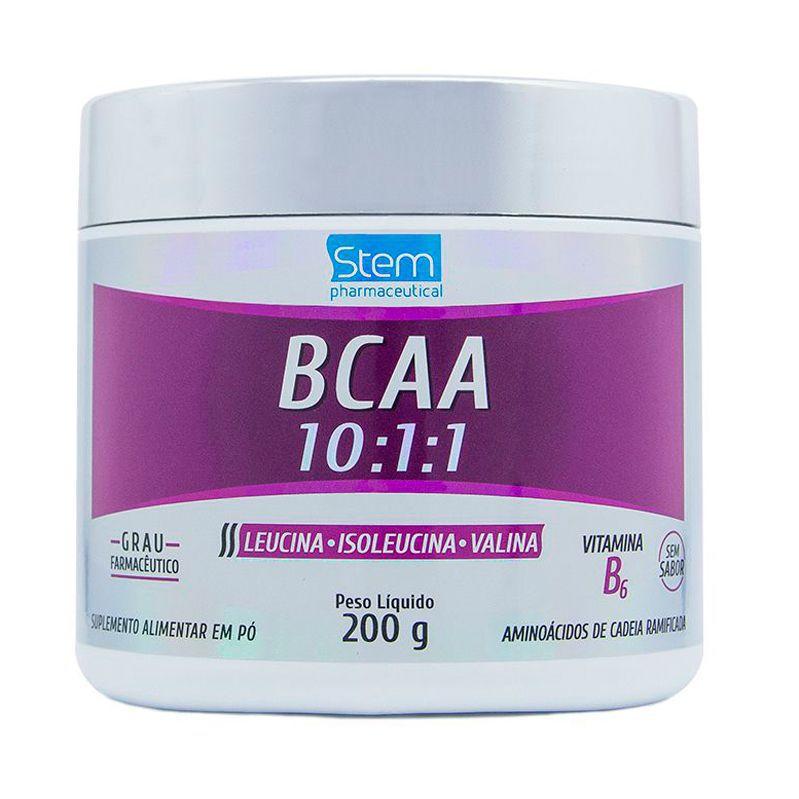BCAA 10:1:1 Stem Pharmaceutical - 200g - BCAA - Magazine Luiza