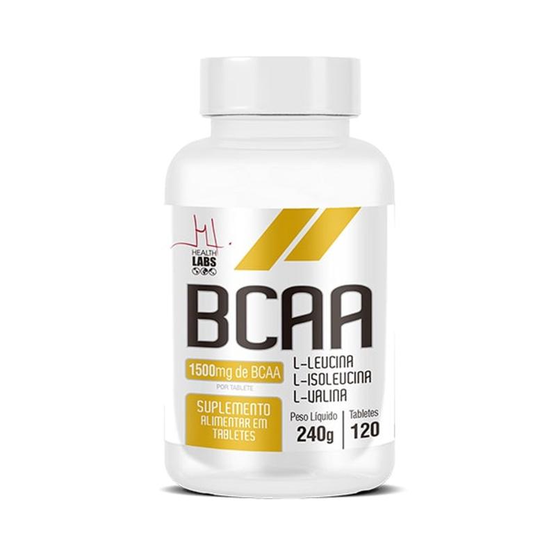 Bcaa 1500mg com 120 tabletes - HEALTH LABS - BCAA - Magazine Luiza