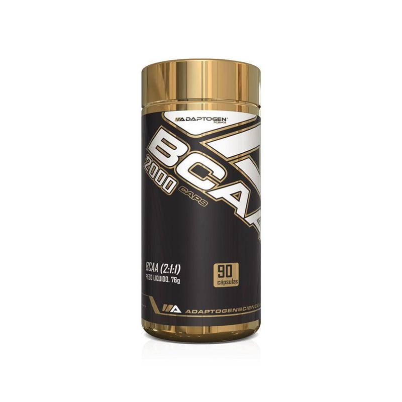 Bcaa 2000 (90Caps) - Adaptogen - Adaptogen Science - BCAA - Magazine Luiza